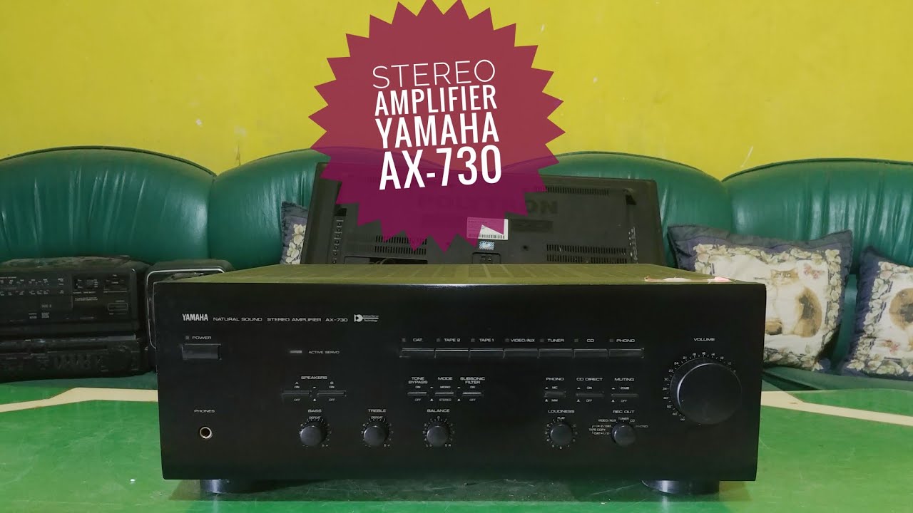 Integrated Amplifier YAMAHA AX-730 Japan - YouTube