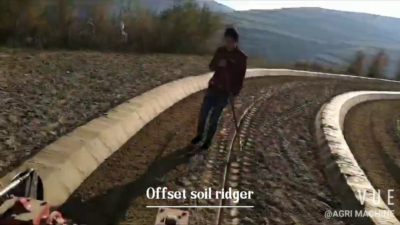 paddy field soil ridger - YouTube