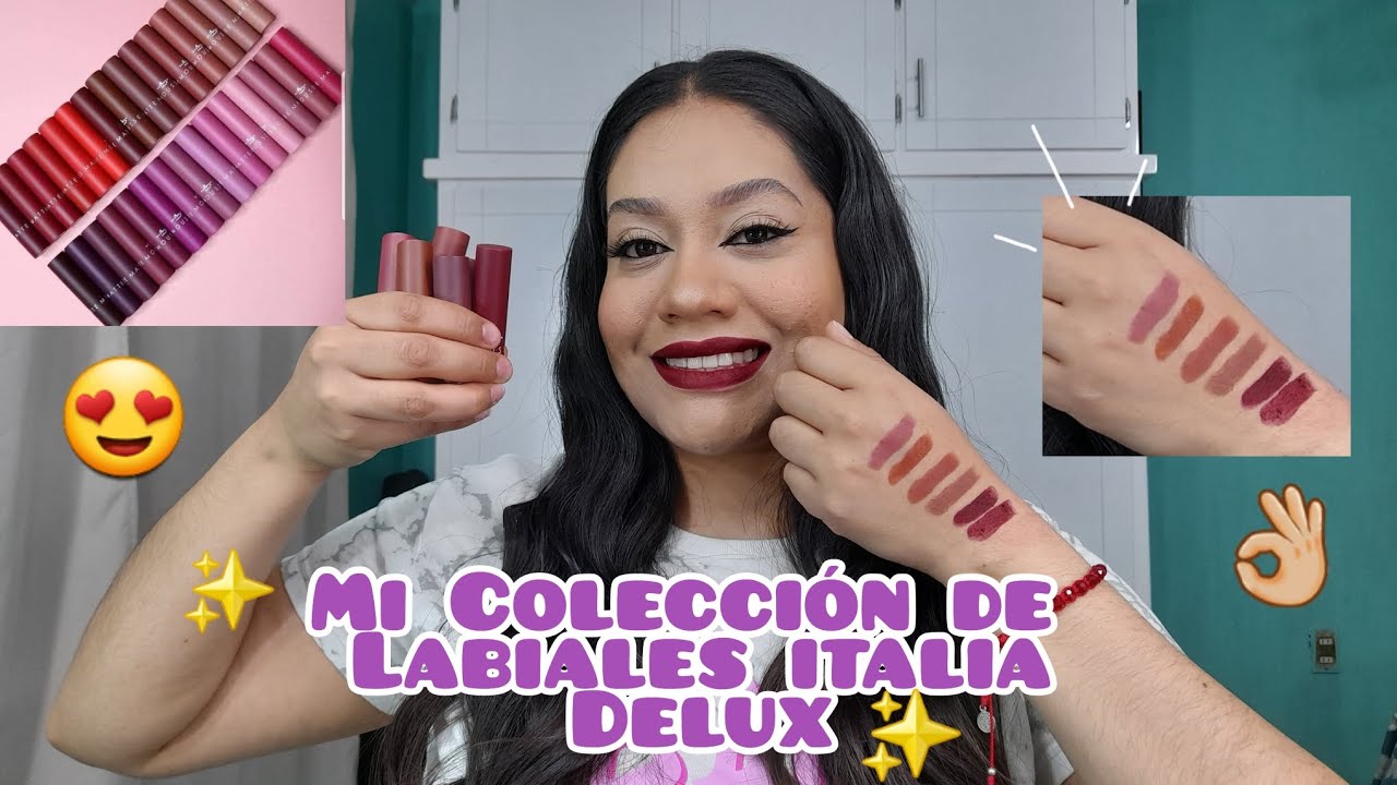 Mi Colección de Labiales Mousse Matte Italia Delux 👌🏼 huelen a café ...