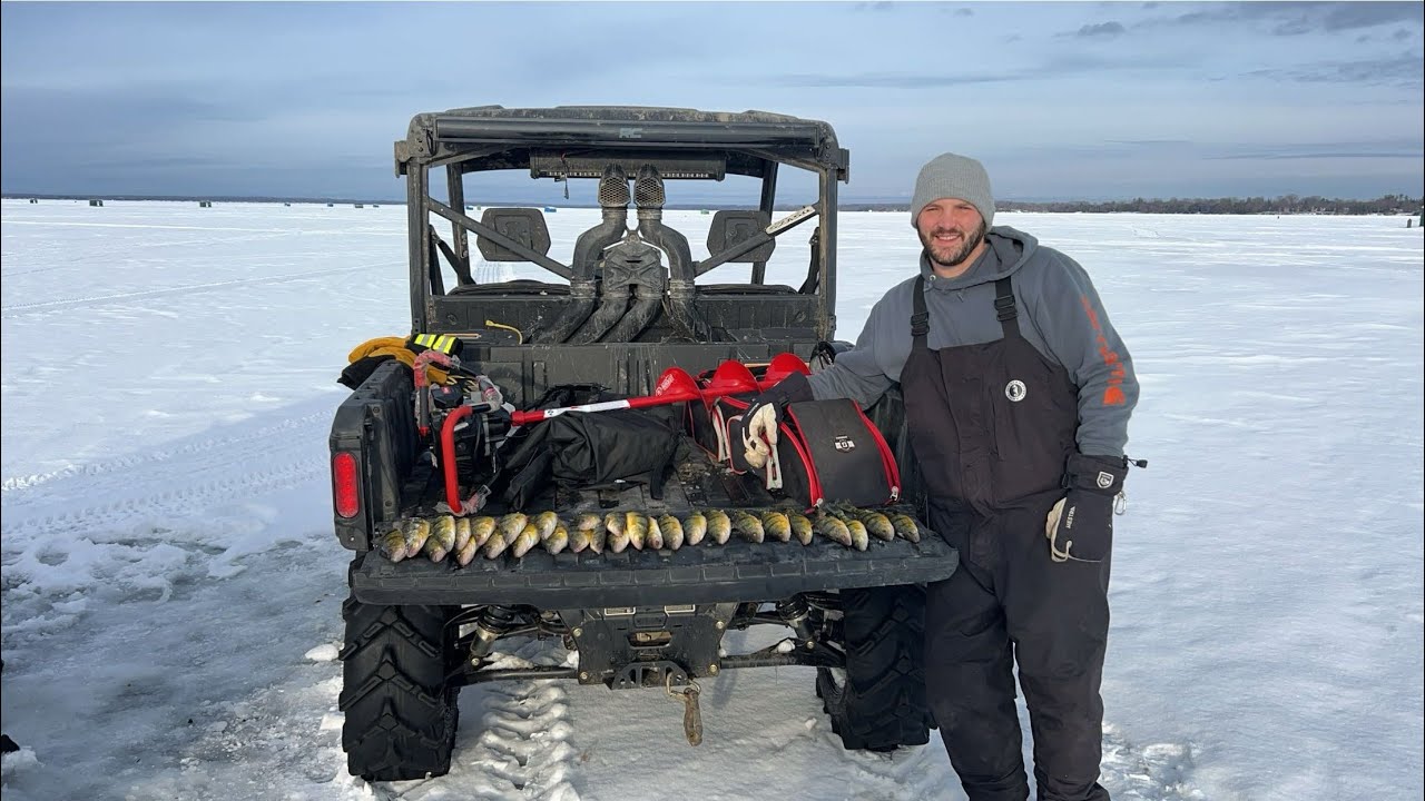 Ice Fishing for Perch Lake SIMCOE 2025 - YouTube