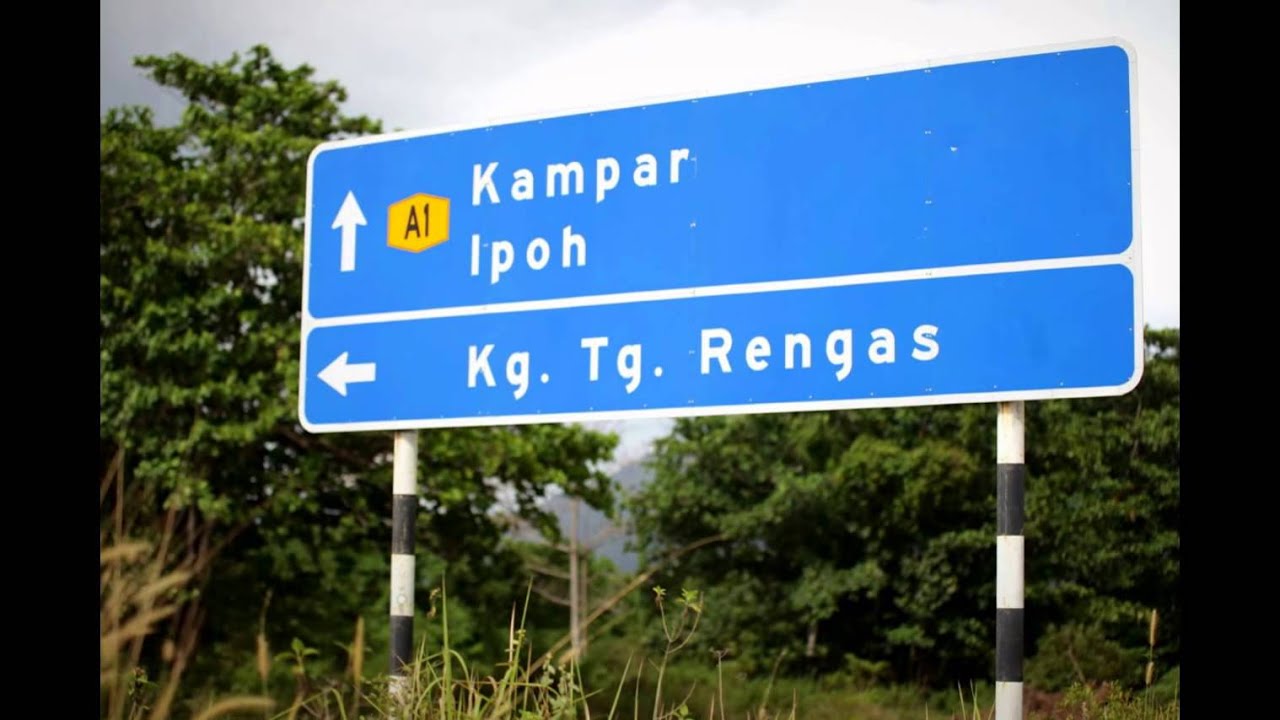 Cameron Highland Traffic Sign, Road Signage, Street Sign, Highway Sign ...