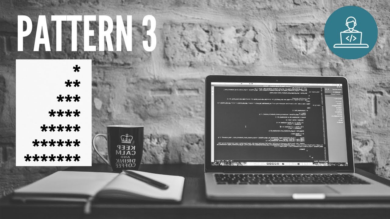 Half Pyramid Pattern | Star Pattern | Pattern Printing | Iteration ...