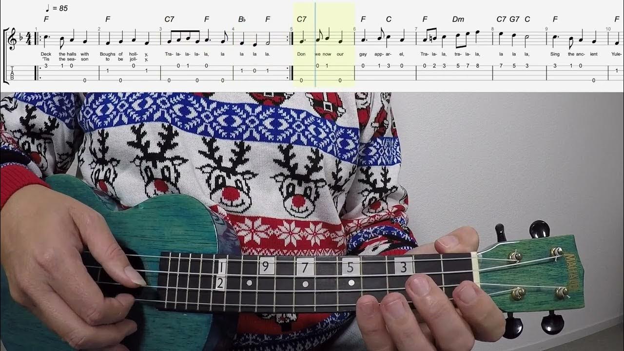 Deck The Halls Ukulele Carol - YouTube