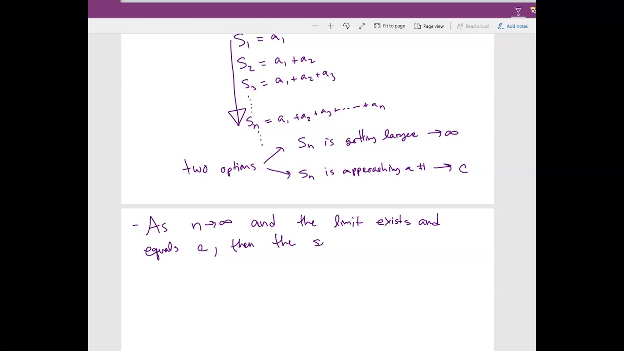 Math 122: Sums and Convergence/Divergence of Geometric Series - YouTube