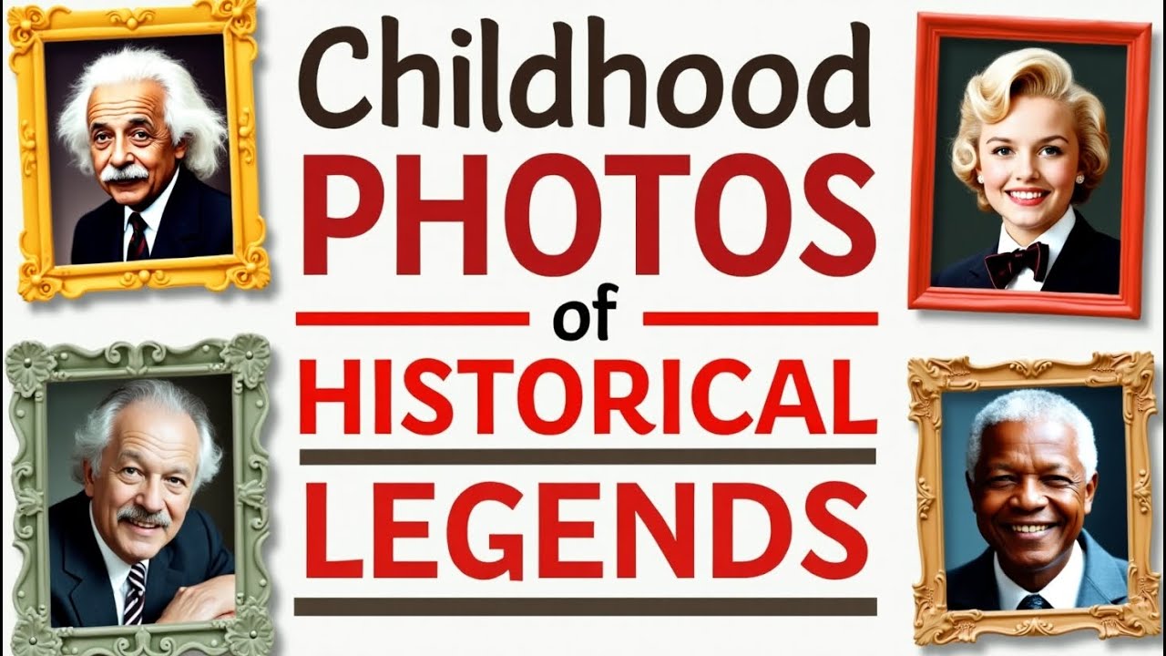 Rare Childhood Photos of Historical Legends – Before They Became ...