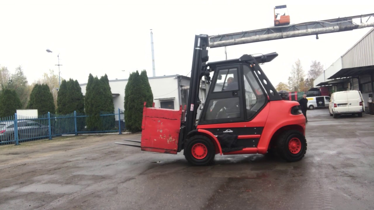 Linde forklifts wózek widłowy Linde H80- jazda pod UDT, Resurs ...