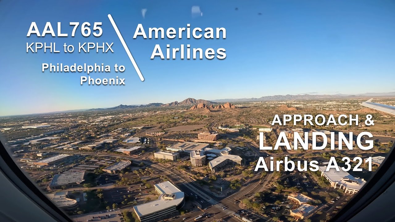 Landing: AAL765 - Phoenix Sky Harbor International (KPHX) Airport ...