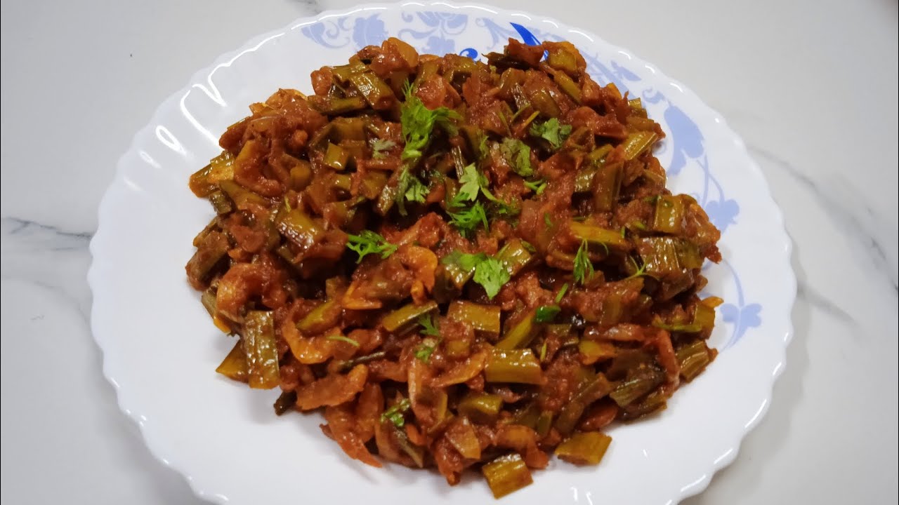 prawns and cluster beans recipe by easy recipes । sukha jhinga aur ...