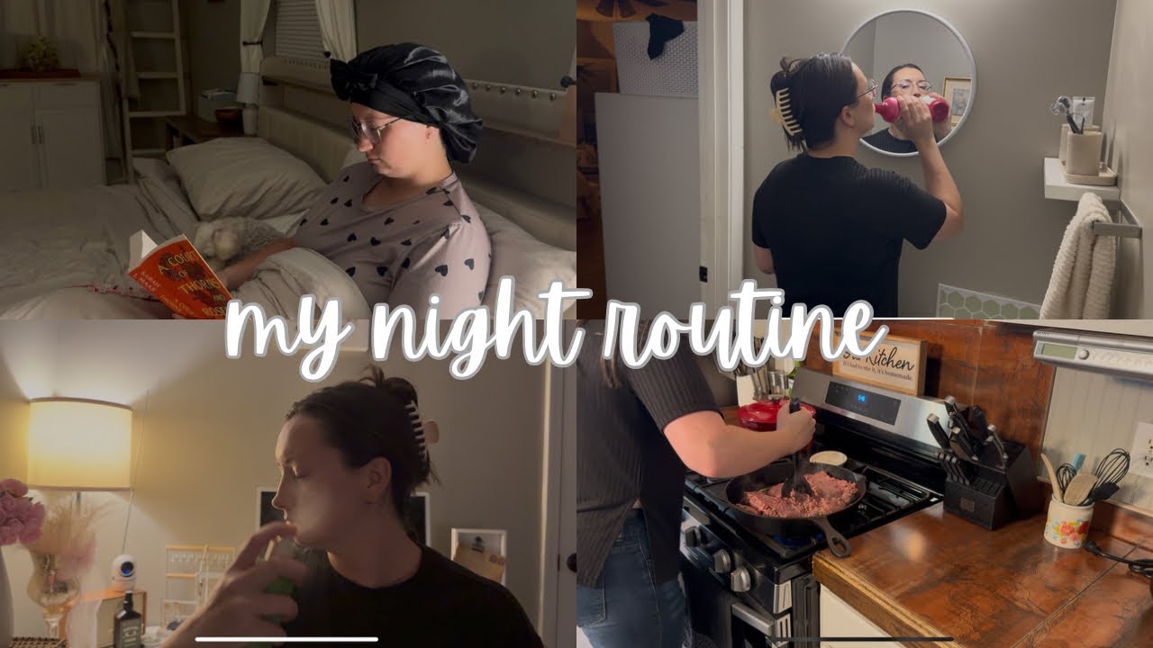 My Summer Night Routine - Mindful, Productive and Relaxing - YouTube