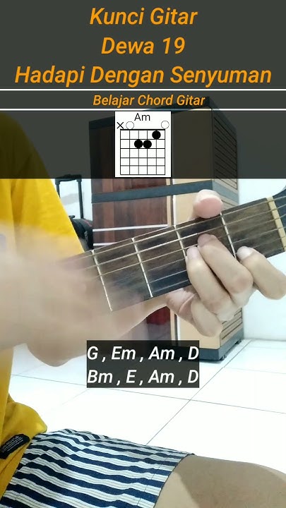 Kunci Gitar Hadapi Dengan Senyuman Dewa 19 Cover #shorts #shortsvideo #short - YouTube