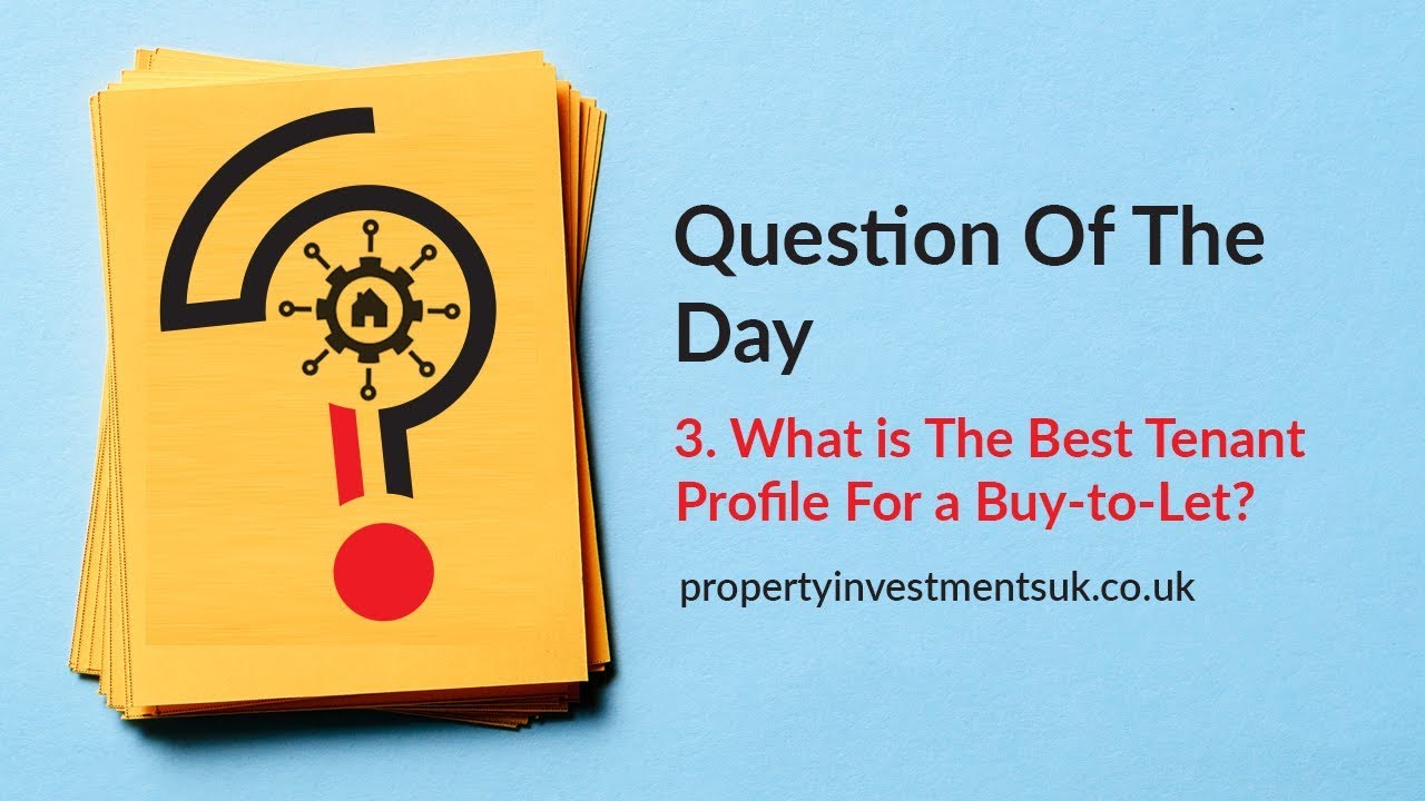 What is The Best Tenant Profile For a Buy-to-Let? - YouTube