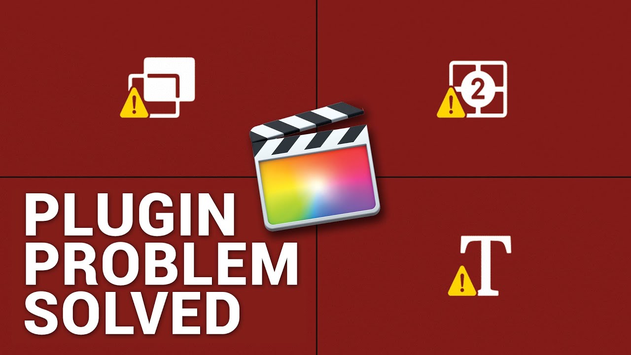 How to fix EASILY the Final Cut Pro Red Screen Error | FCPx “Plugin Not ...