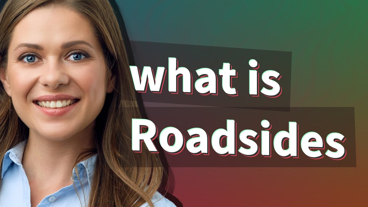 Roadsides | meaning of Roadsides - YouTube