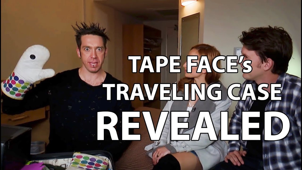 Tape Face's Traveling Case REVEALED! - YouTube