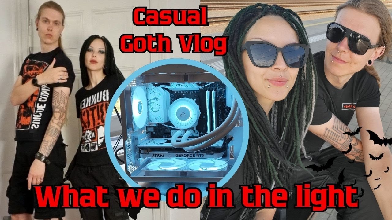 Casual Goth Vlog | Simple life of a Rivetheads - YouTube