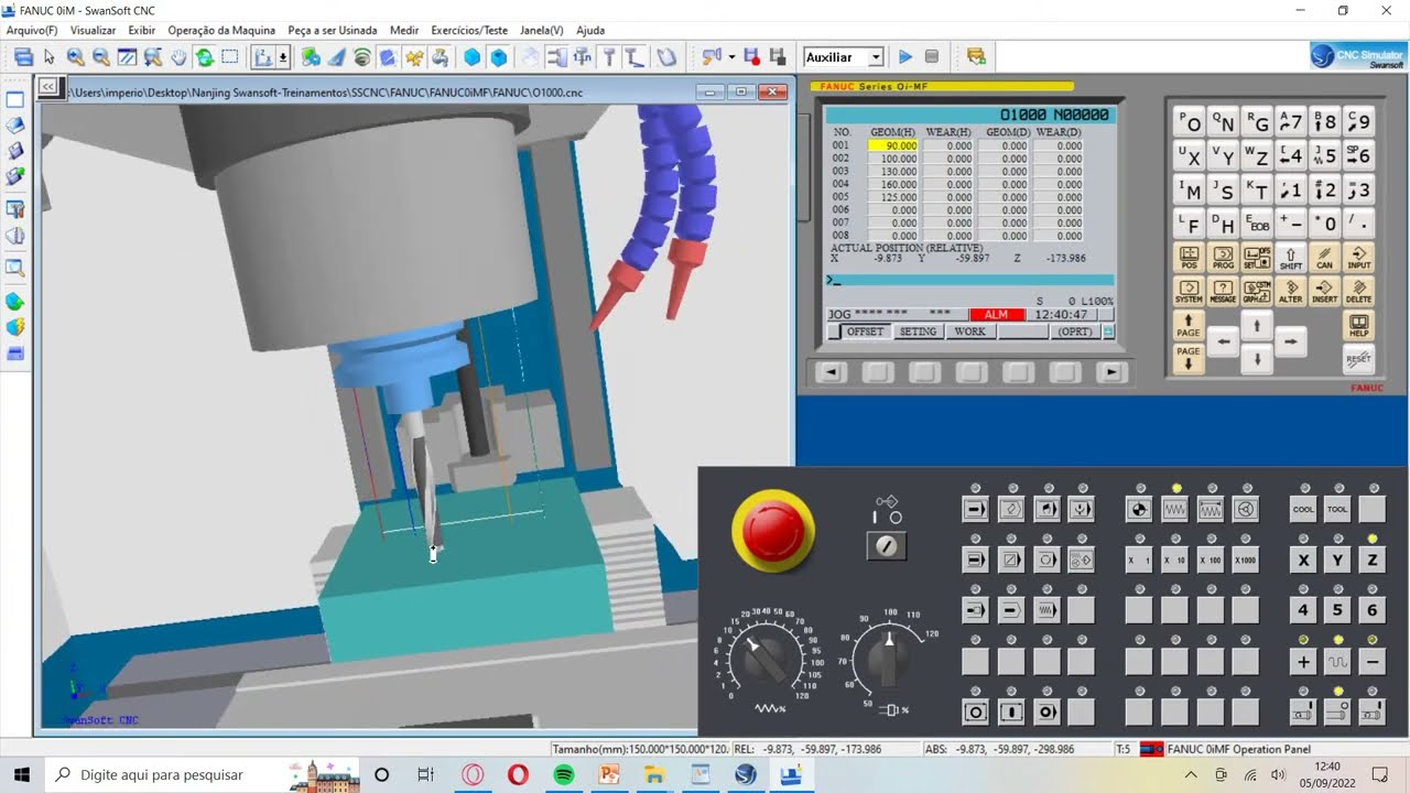 Preparação de máquinas CNC "presset externo de ferramentas" - YouTube
