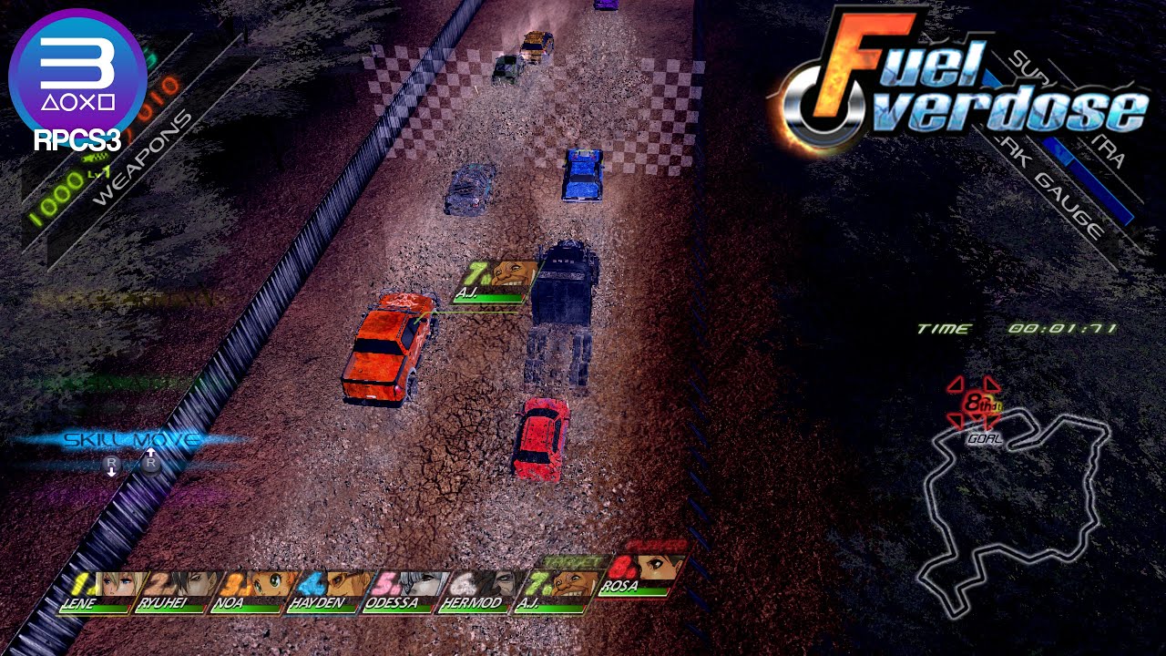 Fuel Overdose Gameplay | RPCS3 0.0.23-13857 | PS3 Emulator PC - YouTube