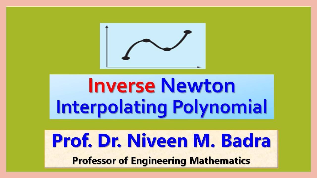Inverse Newton Interpolating Polynomial - YouTube
