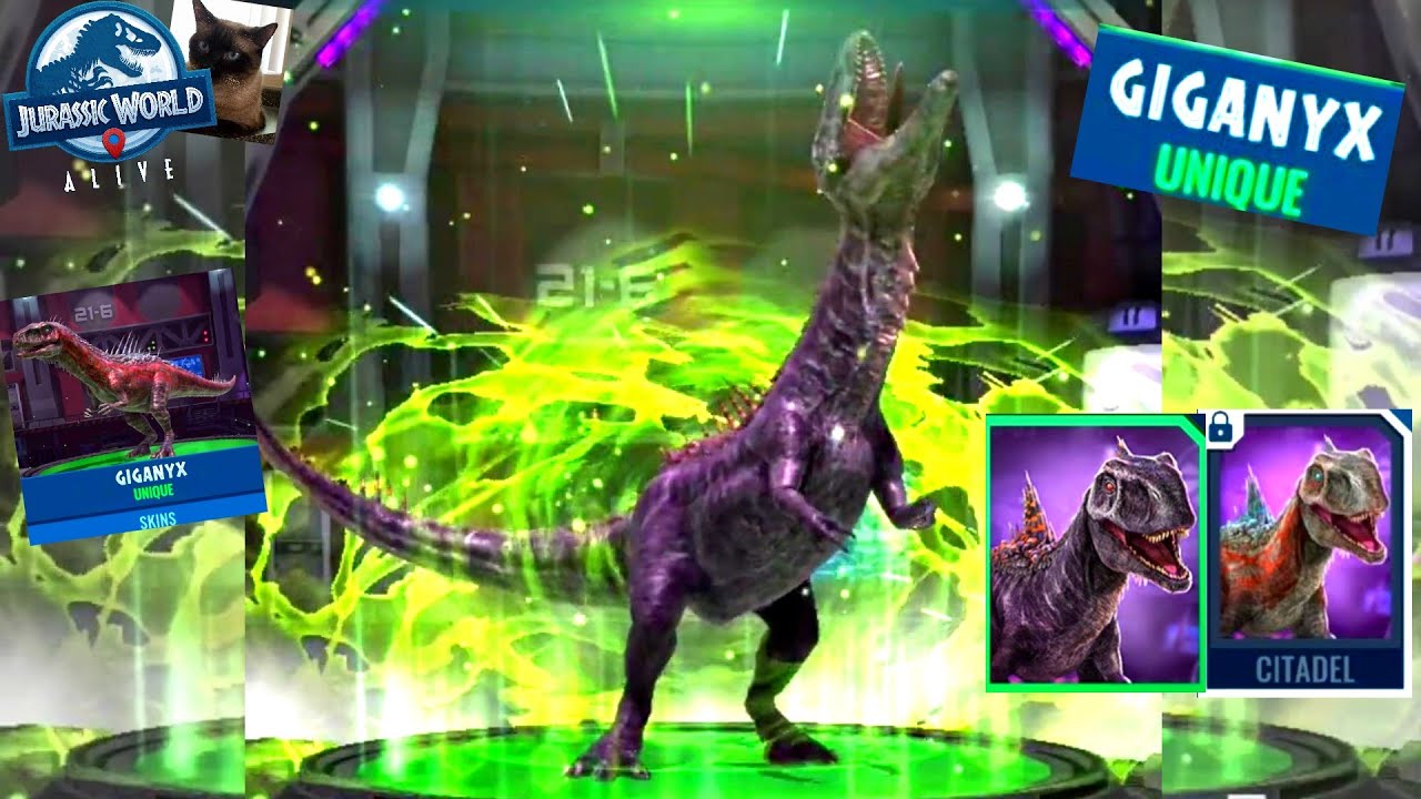 Giganotosaurus Unique Hybrid Giganyx Unlocked All New Jurassic World