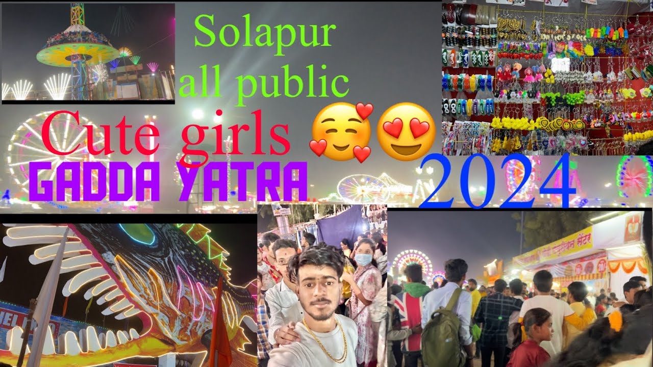 Solapur gadda yatra 2k24 || Solapur boy 01 - YouTube
