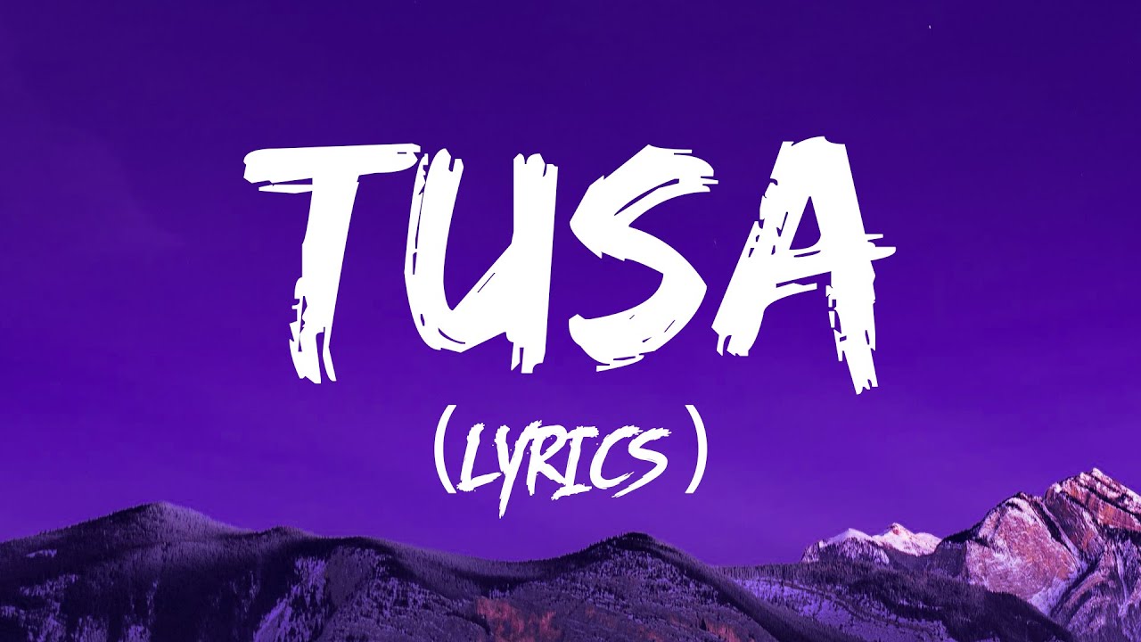 KAROL G, Nicki Minaj - Tusa (Lyric Video) - YouTube