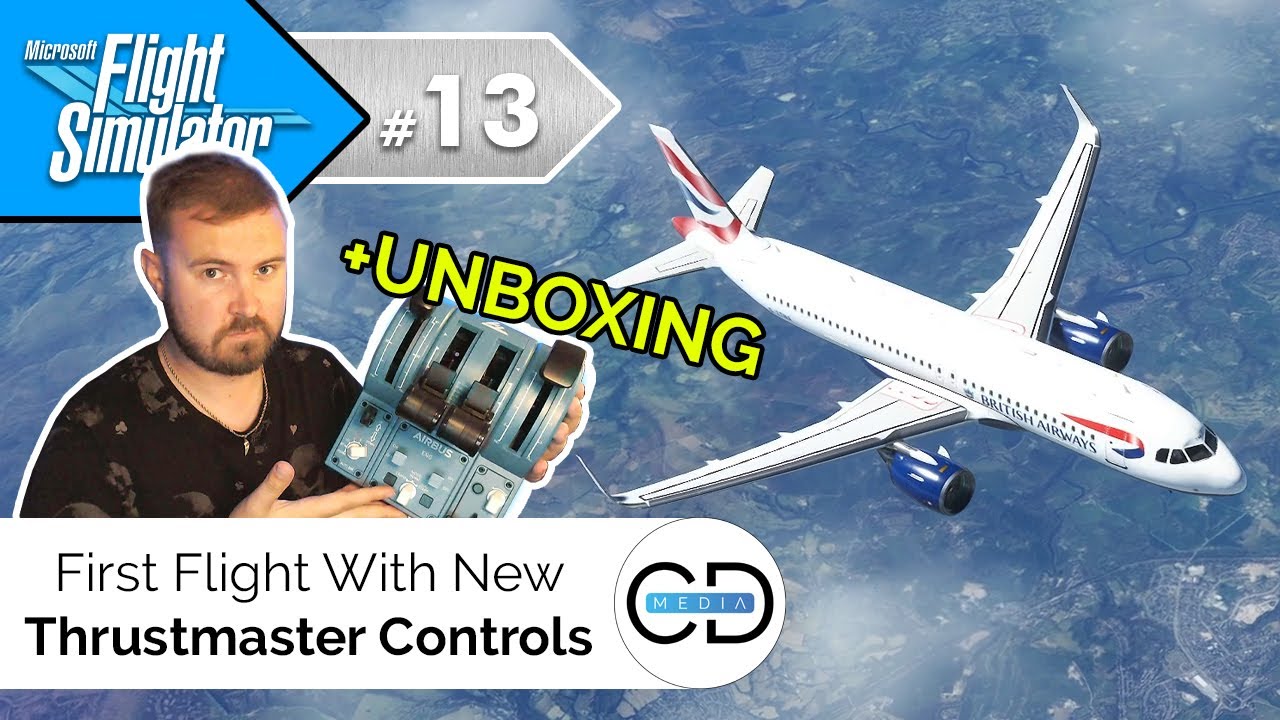 First Flight With Thrustmaster TCA Airbus Controls! - Microsoft Flight ...
