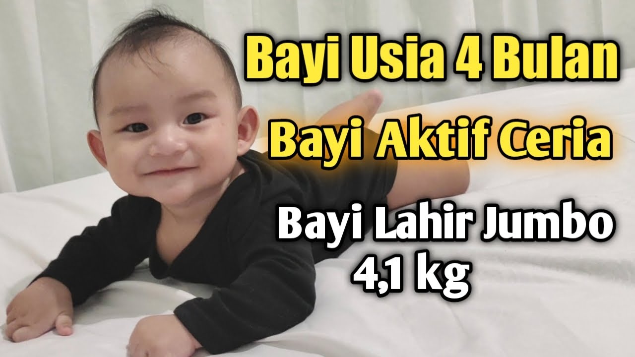 Perkembangan Bayi Usia 4 Bulan l Bayi 4 Bulan Sudah Bisa Apa Saja # ...