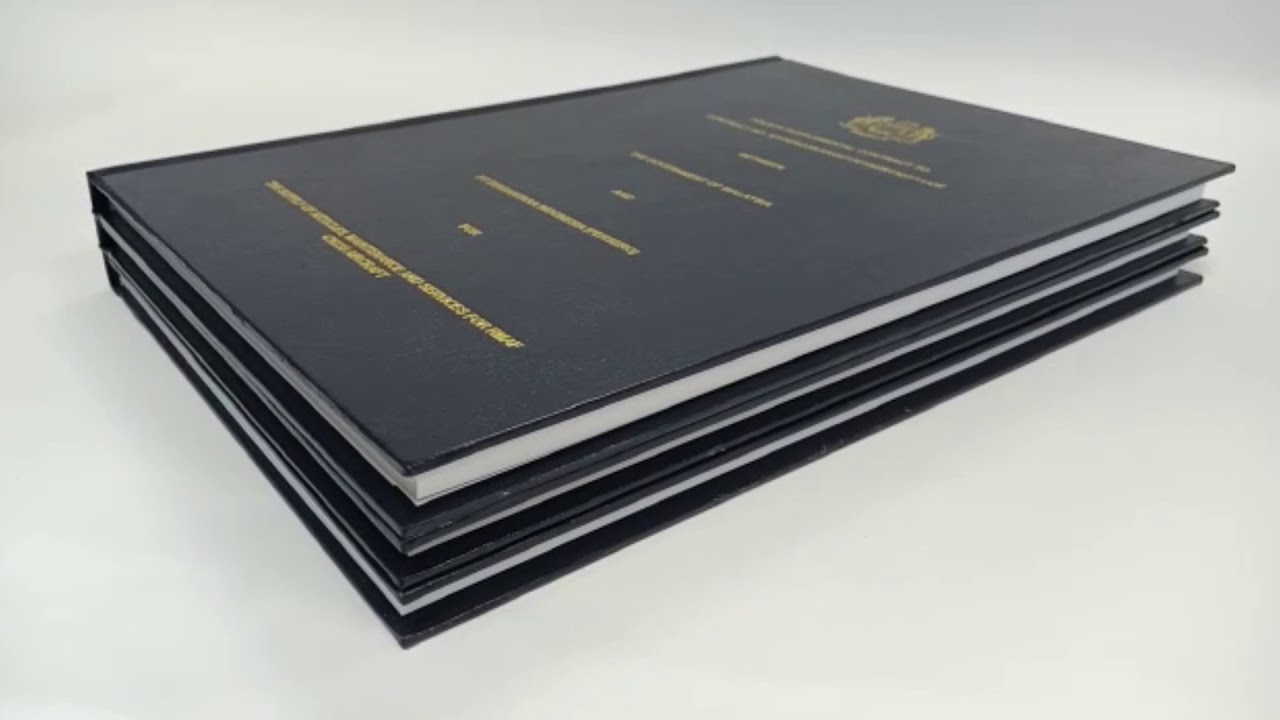 Acrolin Hardcover Binding - YouTube