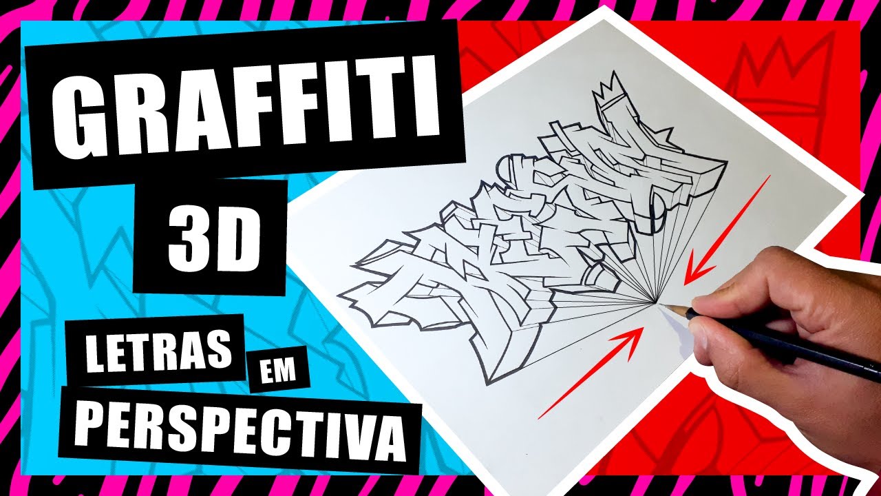 Como Desenhar Letras 3d Graffiti Como Desenhar A Letra R Em 3D Passo A