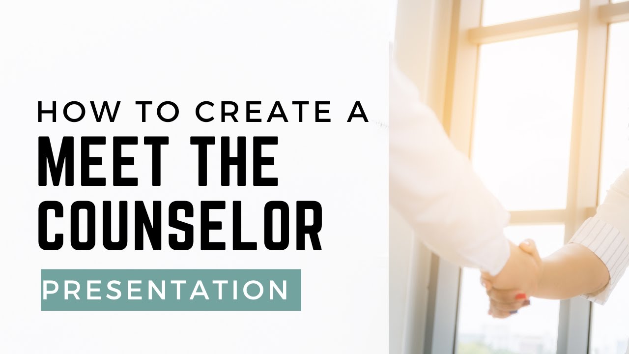 Meet The School Counselor- Everything Staff Needs To Know - YouTube