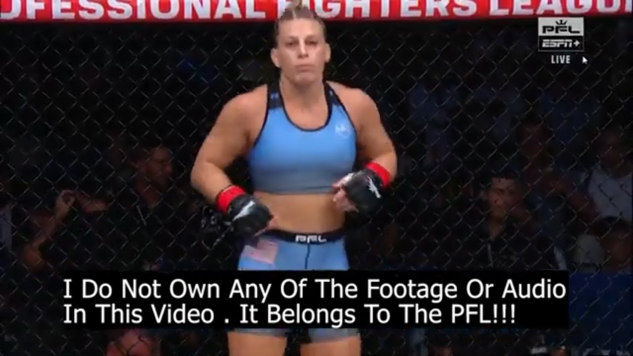 2022 PFL Playoffs Harrison vs Jindrova Women's Lightweights Semi Final ...