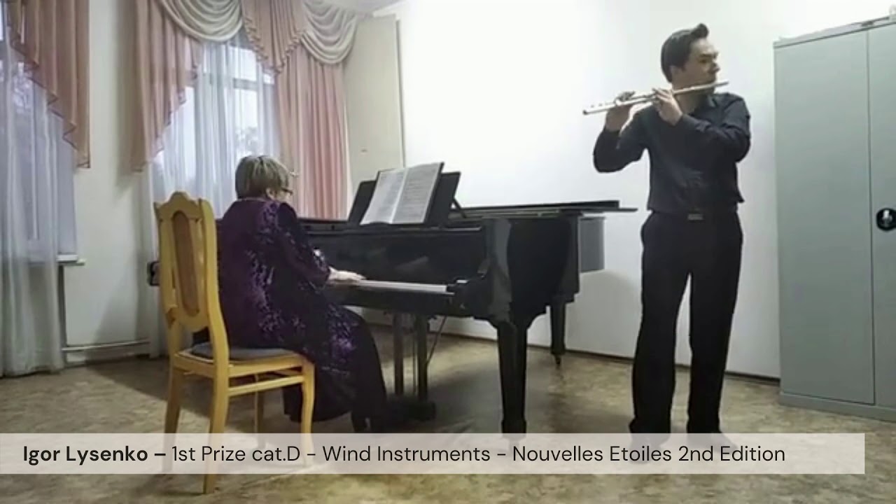 Igor Lysenko – 1st Prize - Wind Instruments - Nouvelles Etoiles 2nd ...