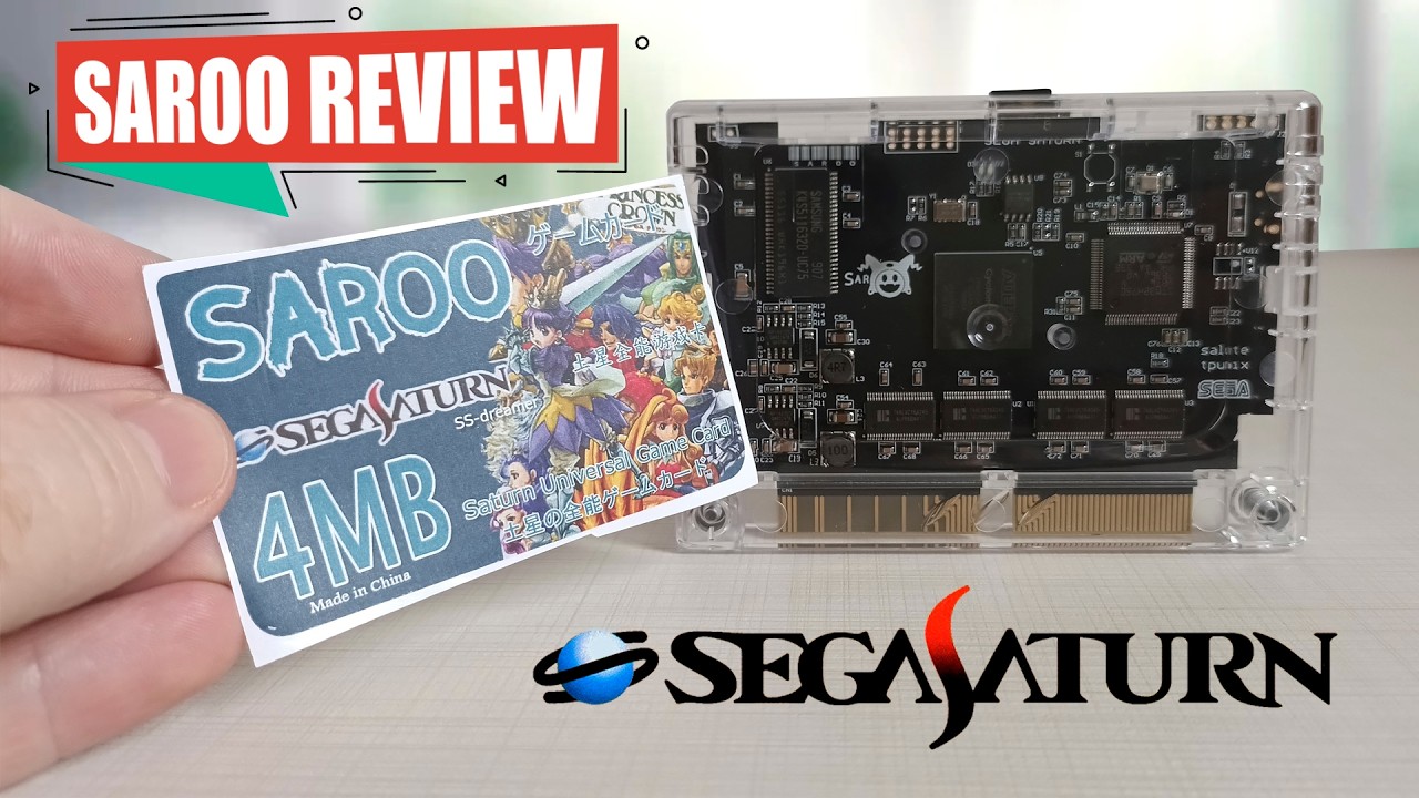 Análise do SAROO - Everdrive do SEGA Saturn Vale a Pena? - YouTube