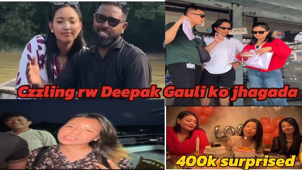 CZZLING ROYNEE RW DEEPAK GAULI KO JHAGADA PARYO 😢|| LAXMI SHRESTHA ...