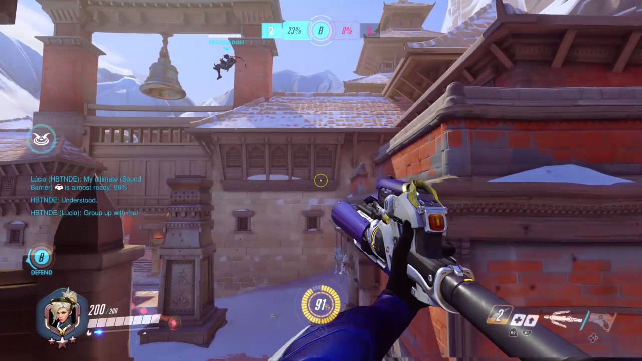 Overwatch: Mercy Gun Glitch #2 - YouTube