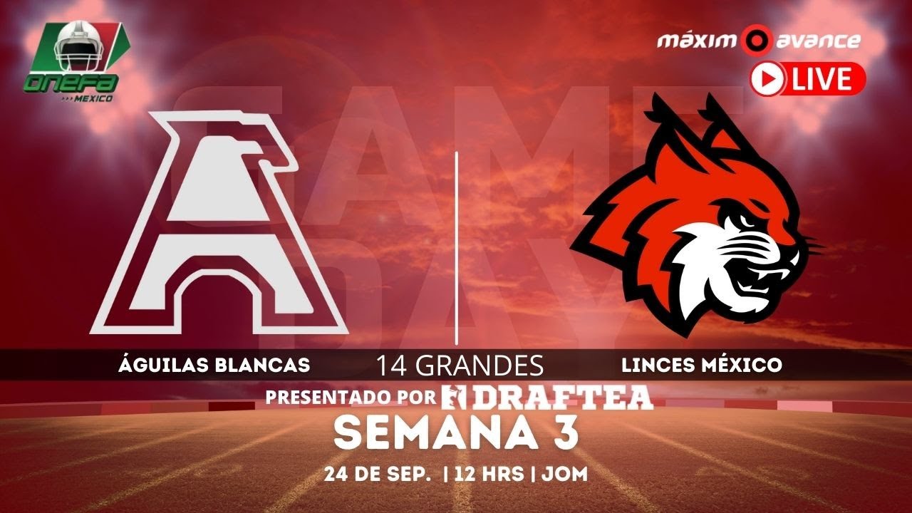 MÁXIMO AVANCE EN VIVO: ÁGUILAS BLANCAS vs LINCES MÉXICO UVM | Liga ...