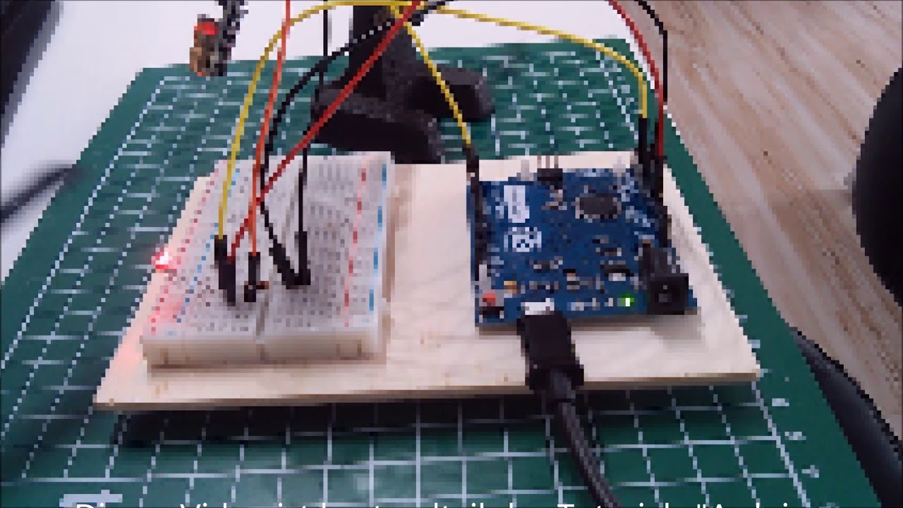 Laserpointer KY-008 mit Fotowiderstand am Arduino Leonardo - YouTube