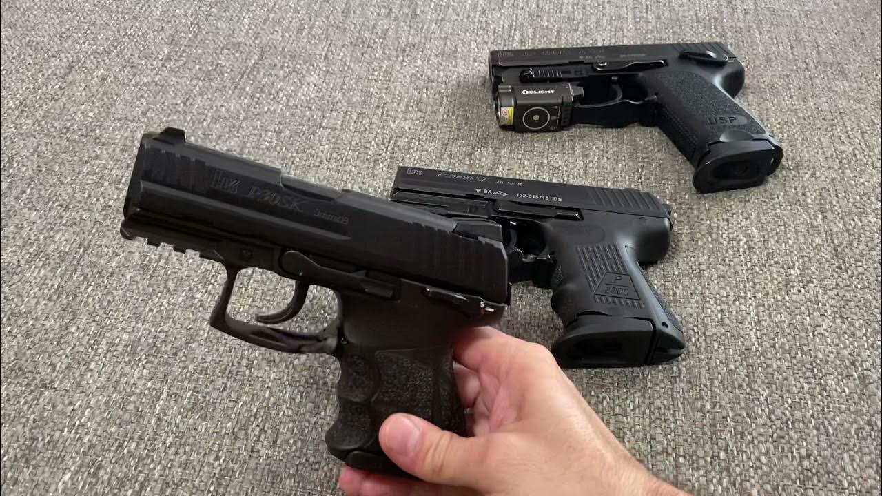 Hk p30sk vs Hk p2000sk - YouTube