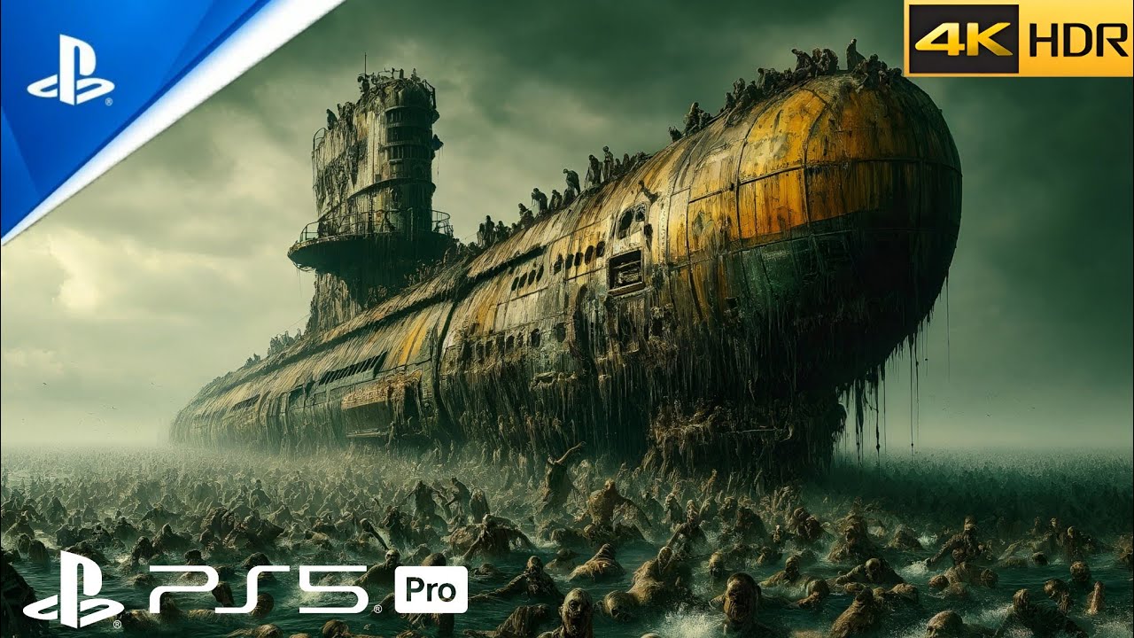PROTECT THE RUSSIAN ZOMBIE SUBMARINE Realistic Ultra Graphics Gameplay ...