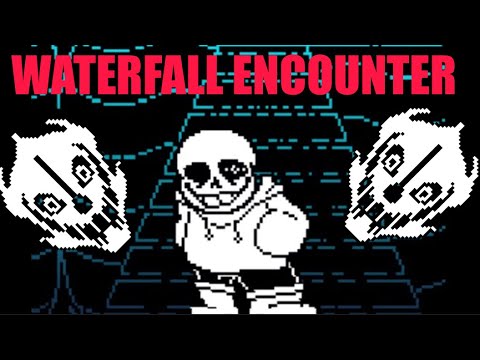 UNDERSWAP DISTRUST: Waterfall encounter fight - YouTube