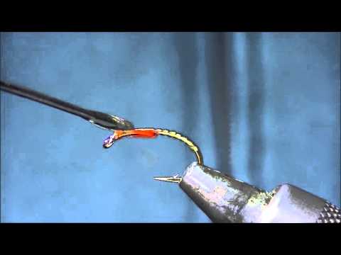 Olive threadless buzzer,fly tying video - YouTube