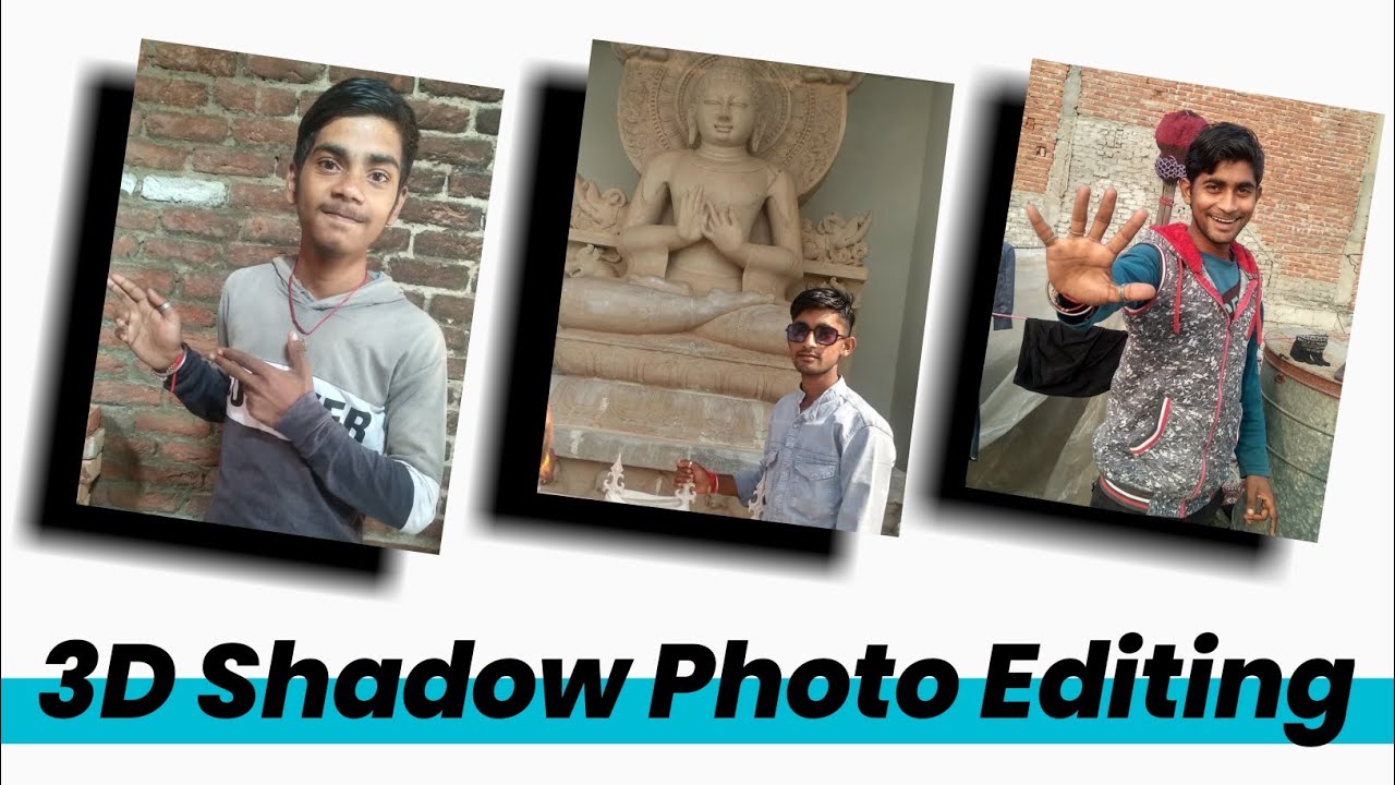3D Shadow Photo Editing In Pixellab | 3D Photo Editing Kaise Kare - YouTube