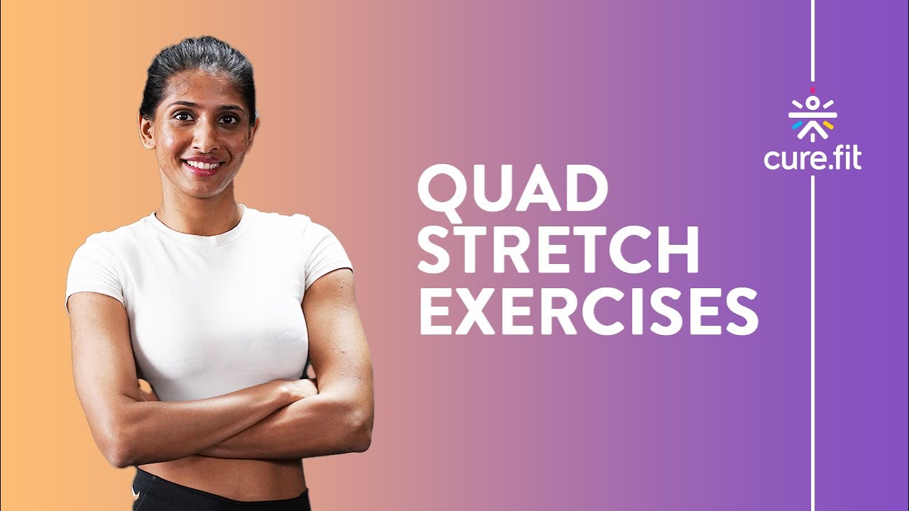 How To Stretch Your Quad by Cult Fit | Quad Stretch | Warm Up Exercises ...
