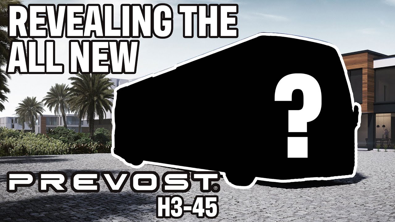 Tour of the new REDESIGNED Prevost H3-45 with the President of Prevost ...