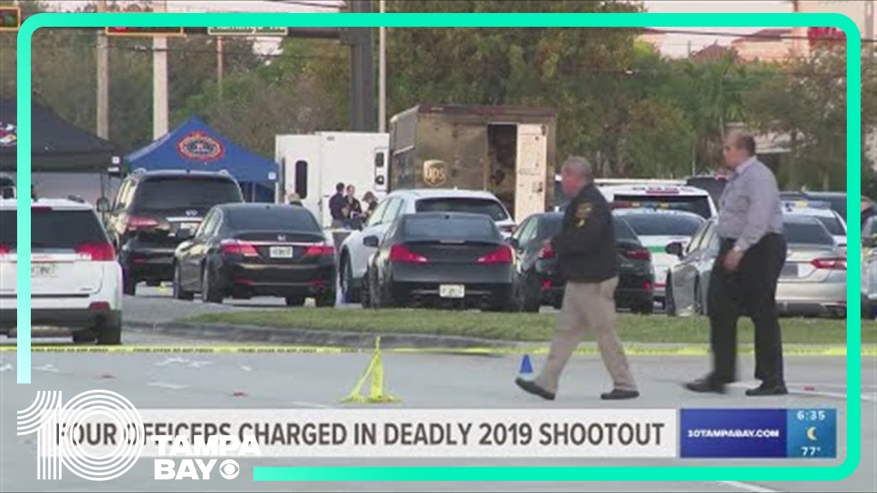 South Florida police officers charged in deadly 2019 shootout - YouTube
