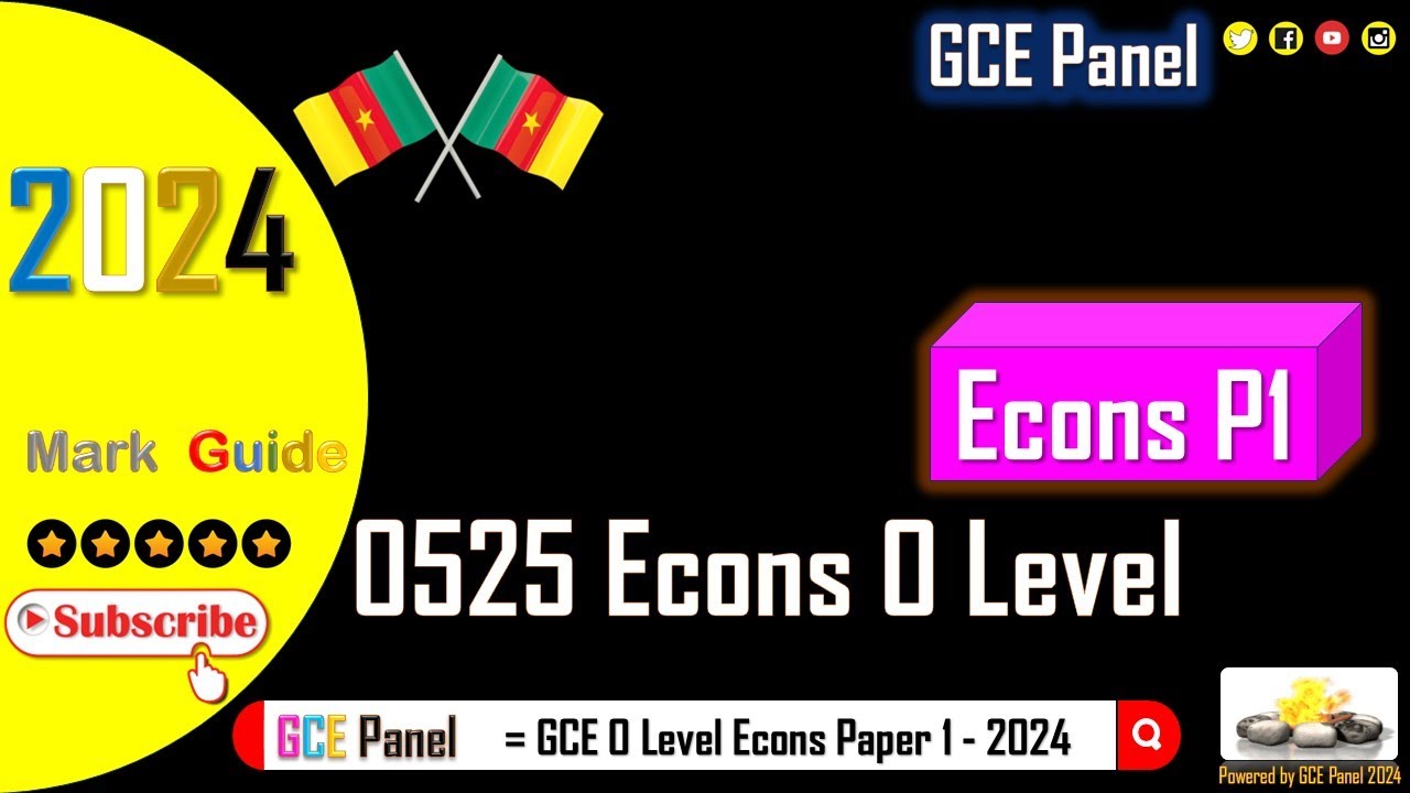 GCE O Level Economics 2024 P1 Complete Solution | GCE Panel | - YouTube