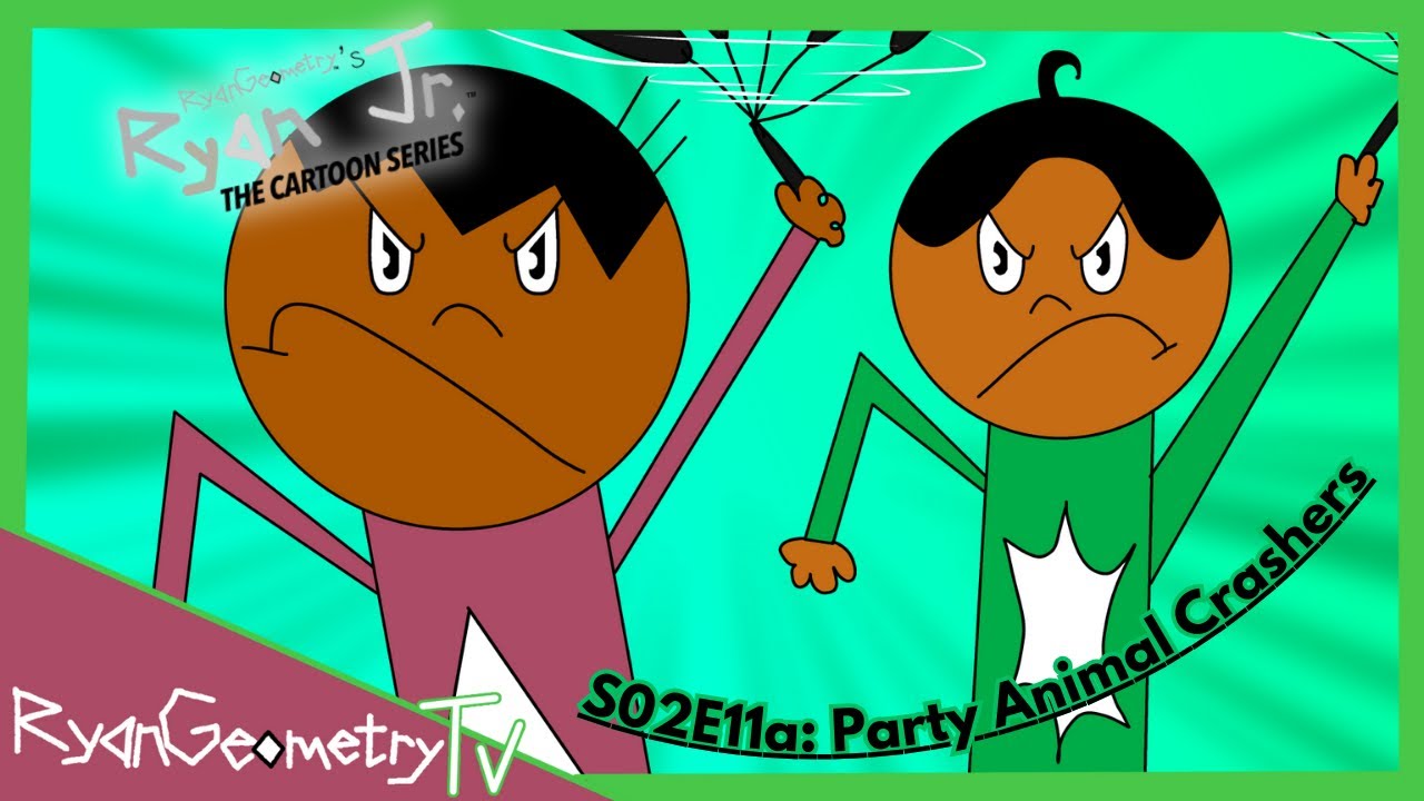 RYAN JR. : THE CARTOON SERIES [S02E11b]: Party Animal Crashers! - YouTube