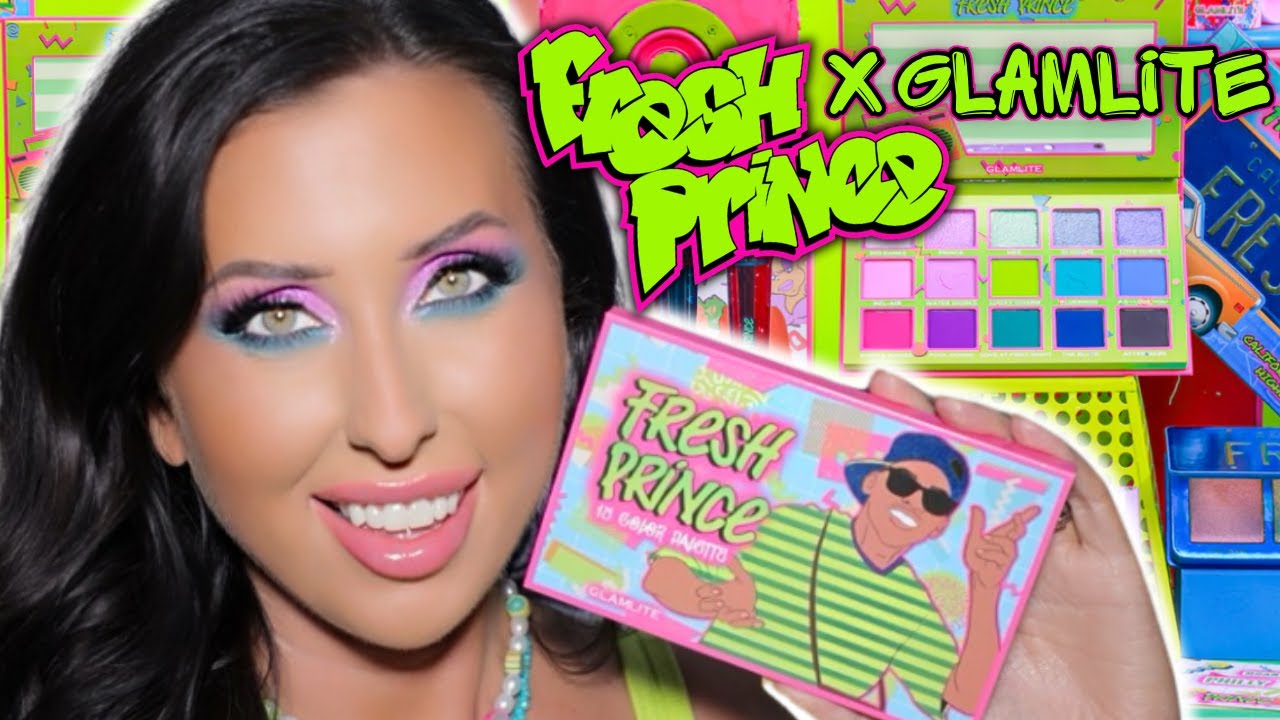 Fresh Prince x GlamLite Collection | New Makeup Swatches & Try On with ...