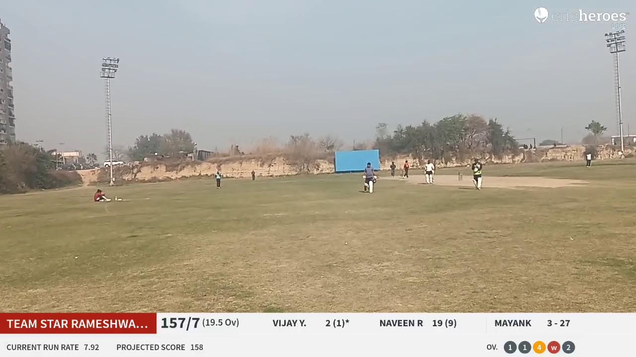 Live Cricket Match | Team Star Rameshwaram vs Rothmans Cricket Club ...