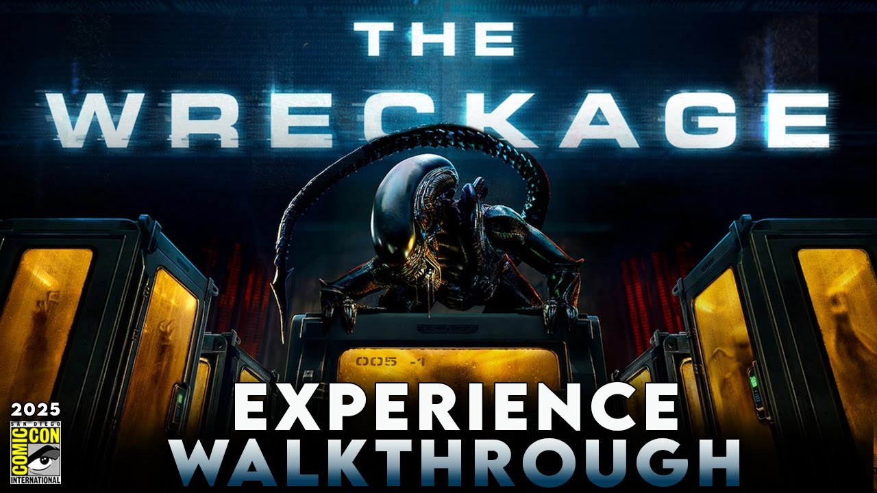 Alien Earth | The Wreckage Full Walkthrough at SDCC 2025 (Code Red Experience) - YouTube